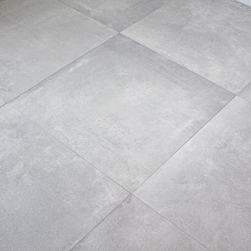 Gulv- og vægflise, Bologna, lys grå, 60x60 cm - Silvan