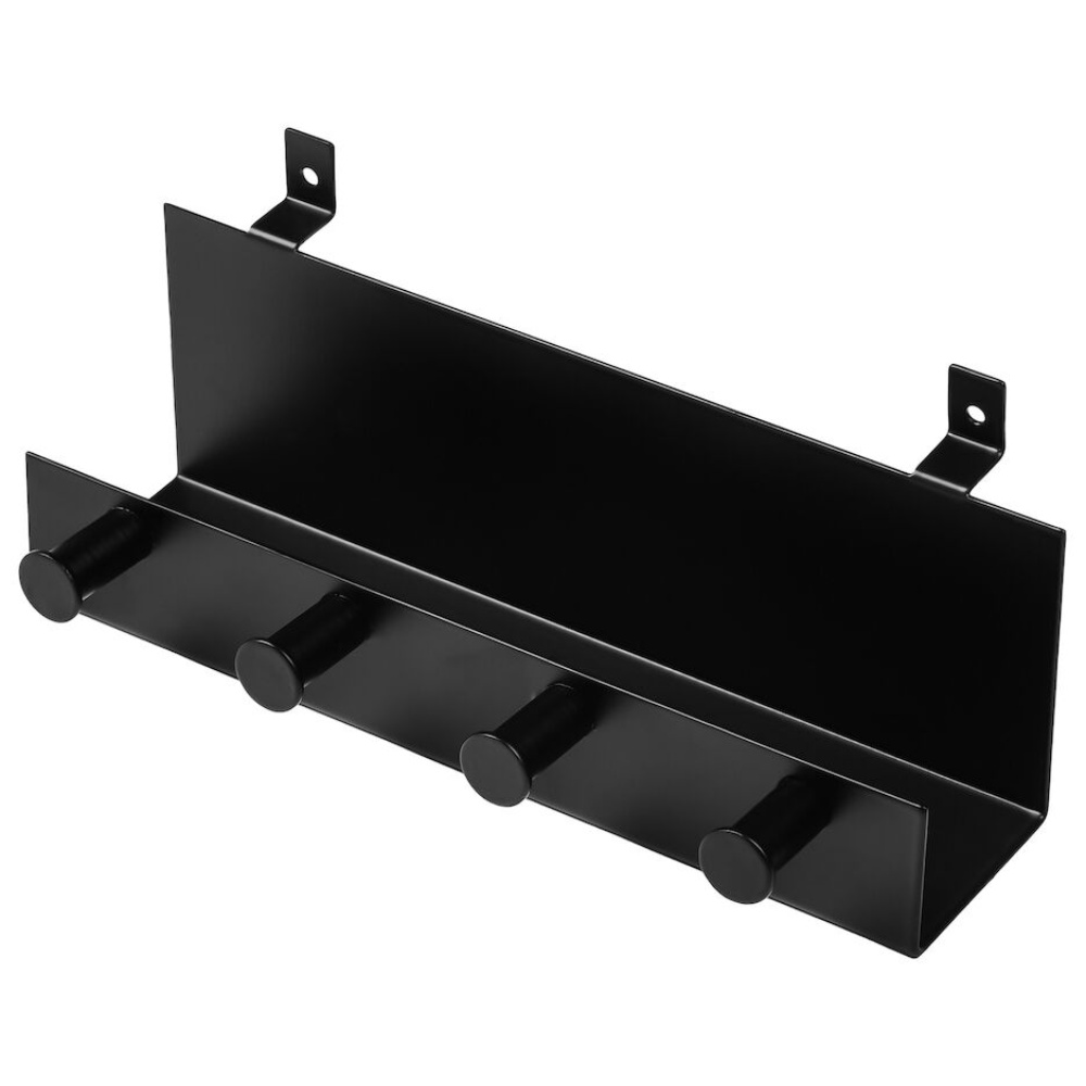 Millex, Hylde, 4 knager, stål, sort, 215 mm - Silvan