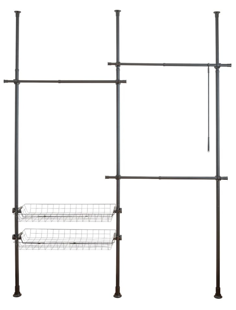 Wenko, Teleskopsystem, Hercules, Duo, sort - Silvan