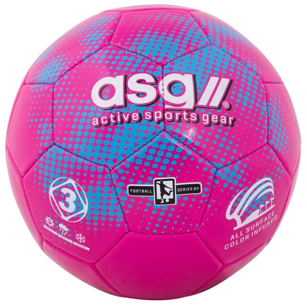 ASG, Fodbold, str/3, pink/blå - Silvan