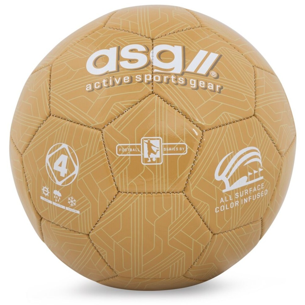 ASG, Fodbold, str/4, guld - Silvan