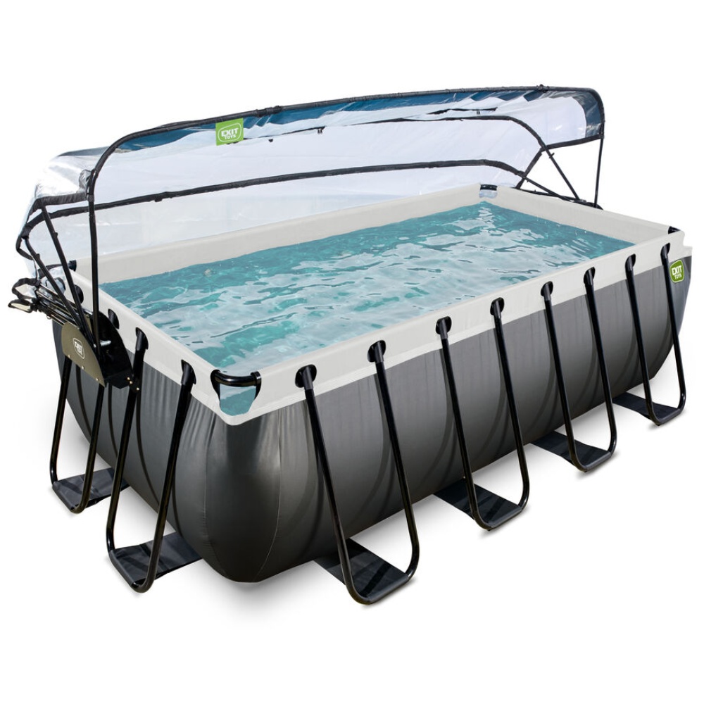 Exit Toys Black Leather, Pool m/tag, 400x200 cm, 8.870 L - Silvan