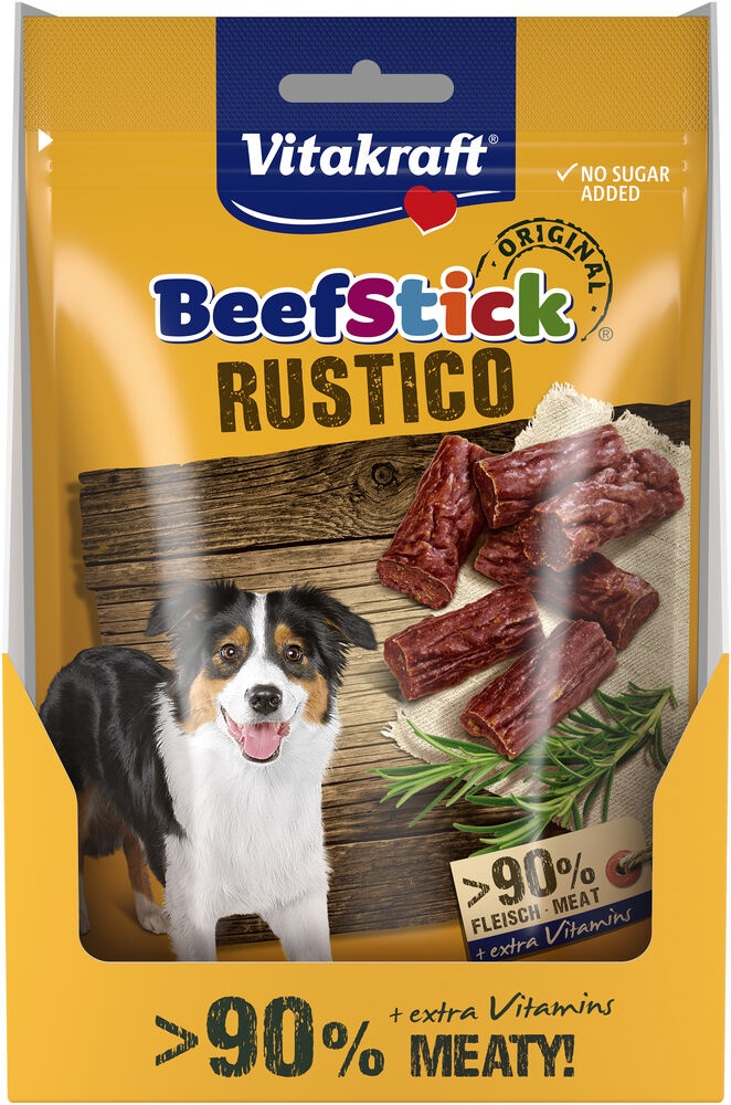 Snacks m/oksekød, Beef Stick Rustico - Silvan