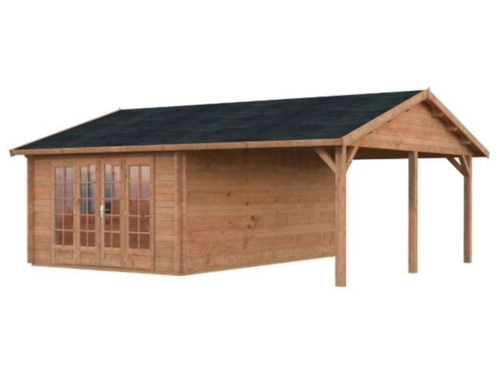 Havehus, Irene, 35,2 m², brun - Silvan