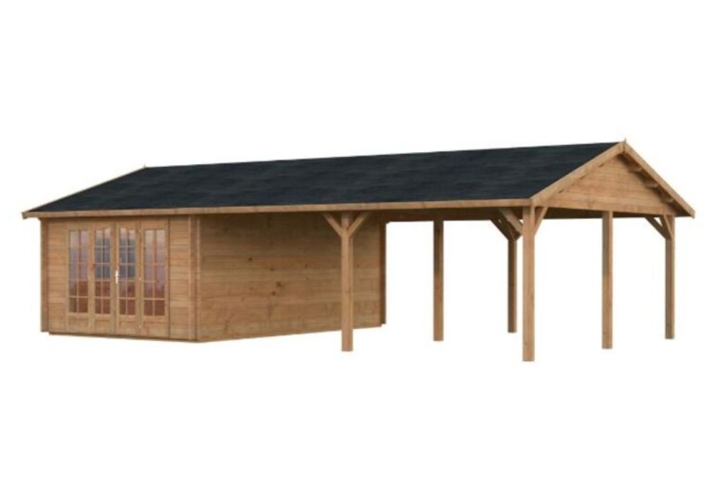 Havehus, Irene, 52,2 m², brun - Silvan