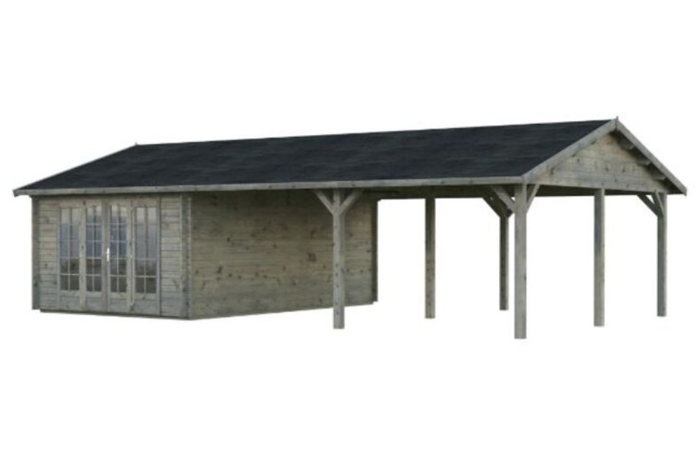 Havehus, Irene, 52,2 m², grå - Silvan