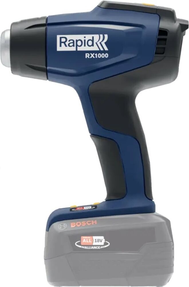 Rapid, Batteridrevet varmluftpistol, ekskl. batteri, RX1000 - Silvan