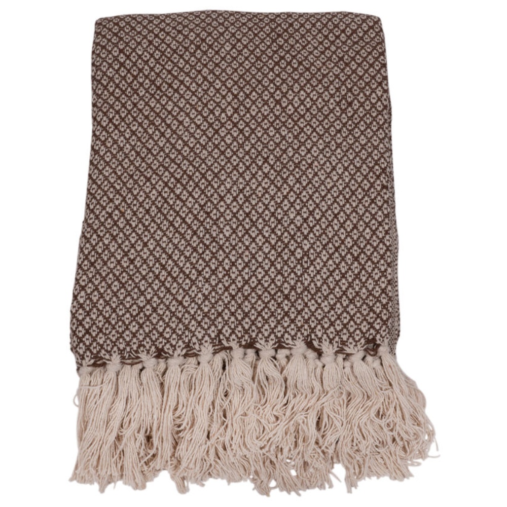 Plaid, 200x130 cm, brun - Silvan