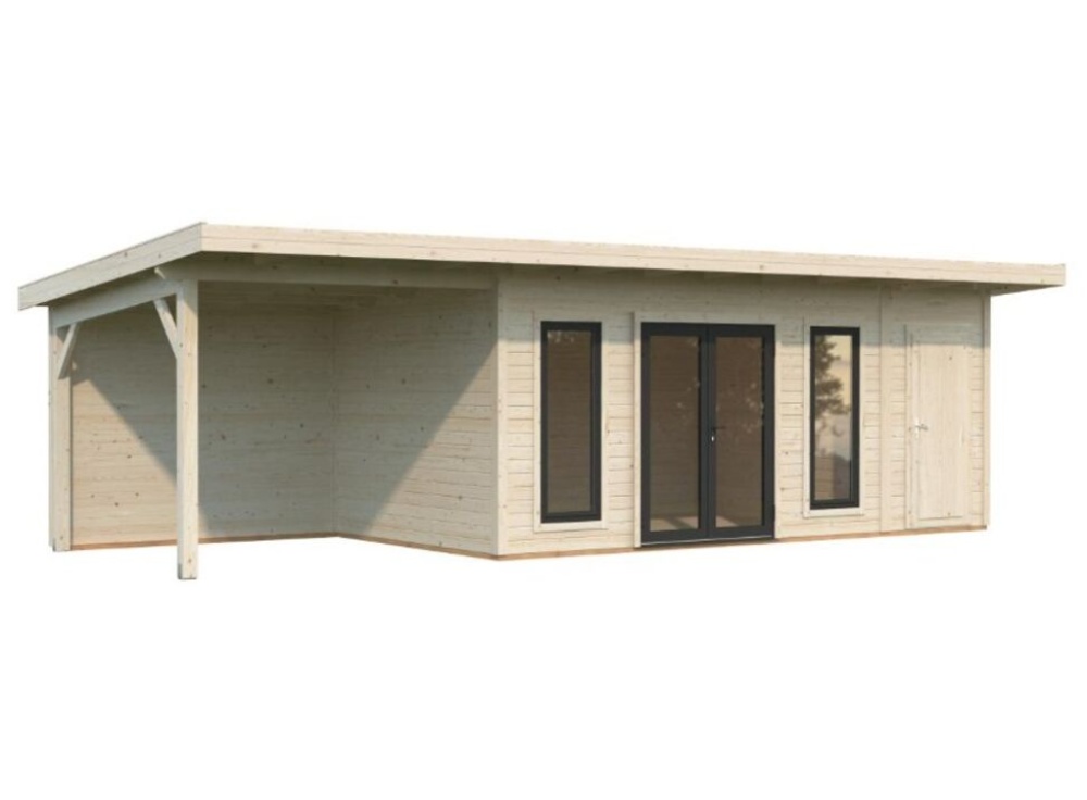 Havehus m/overdækning, Aurelia, 24,6 m², natur - Silvan