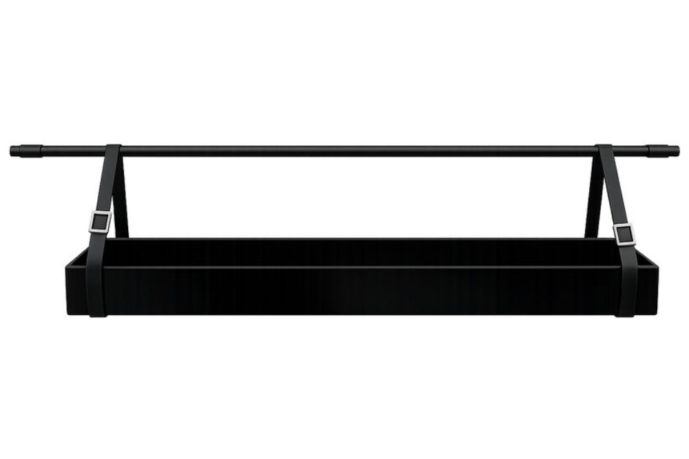 Hylde t/drivhus, 45 cm, sort - Silvan